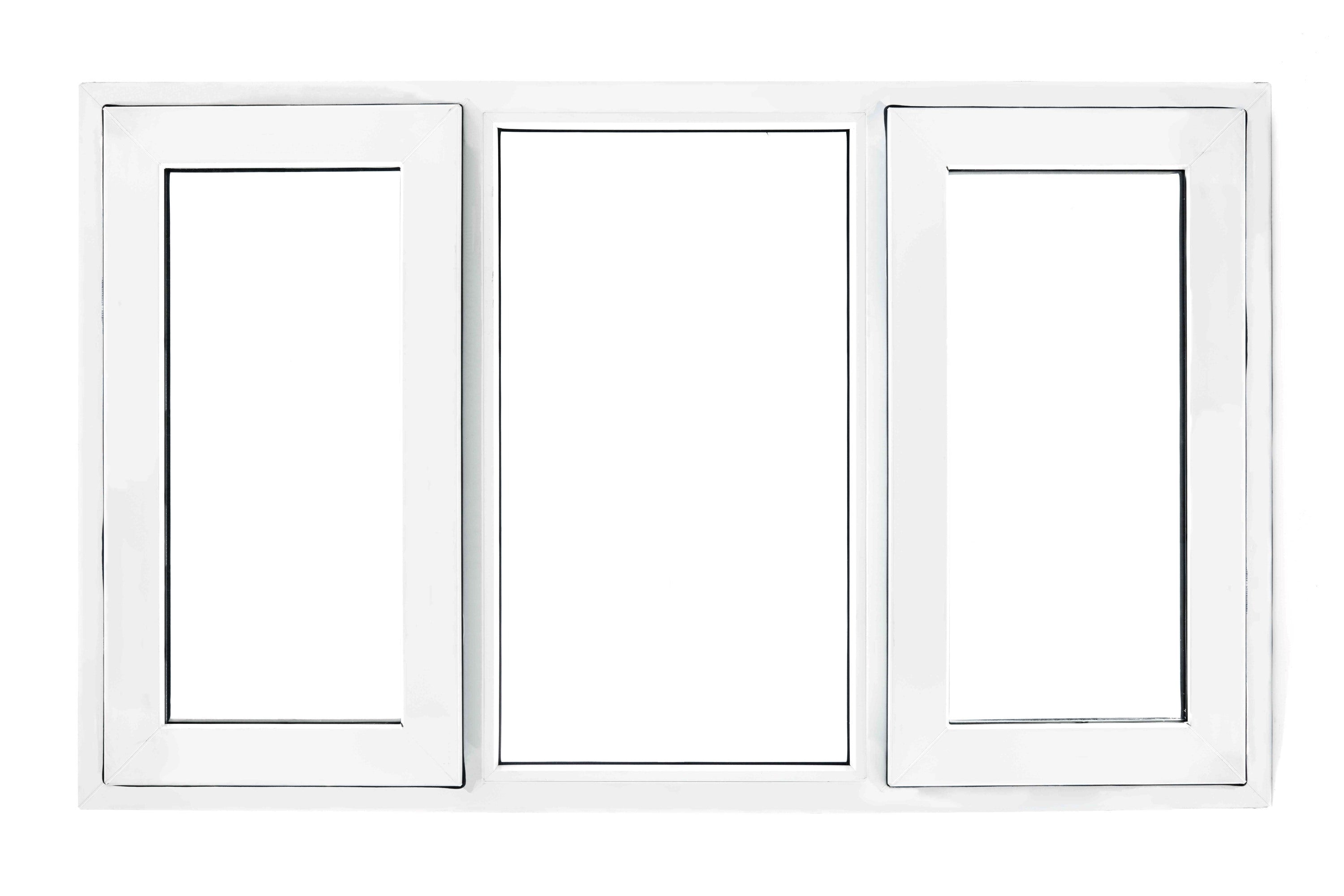 60x36" PVC Casement Window in White – Active Home Centre