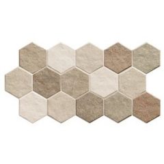 Stonehenge Hex Earth 10"x 20" Porcelain Tile – Active Home Centre