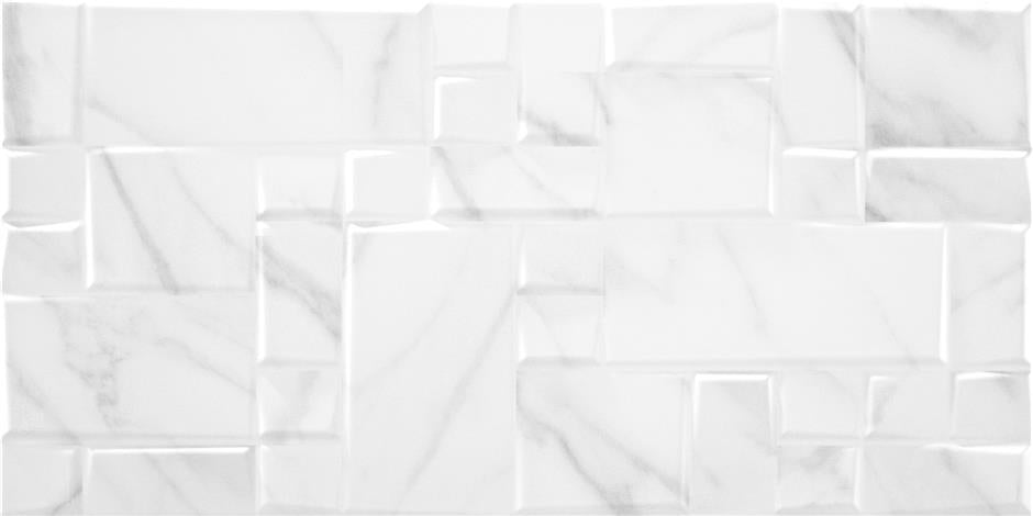 Qube Aston White MT 10"x 20" Ceramic Wall Tile – Active Home Centre