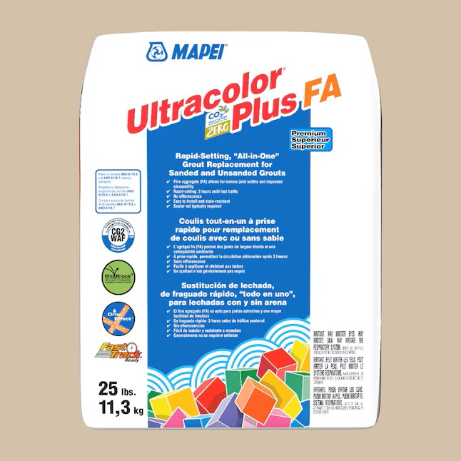 MAPEI 25LB Ultracolor Plus FA Grout Bone – Active Home Centre