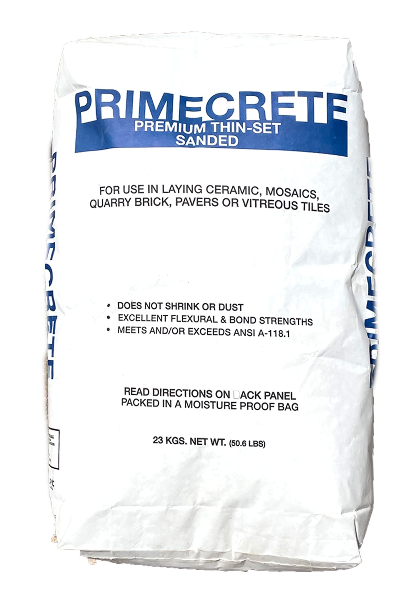 Primecrete 50LB Regular Grey Thinset – Active Home Centre