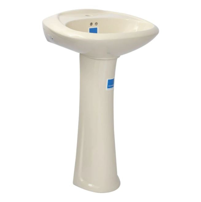 Torino Pedestal Set in Bone – Active Home Centre