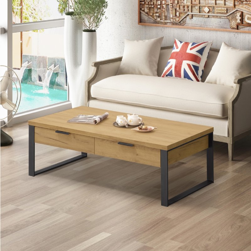 47" Coffee Table in Golden Oak – Active Home Centre