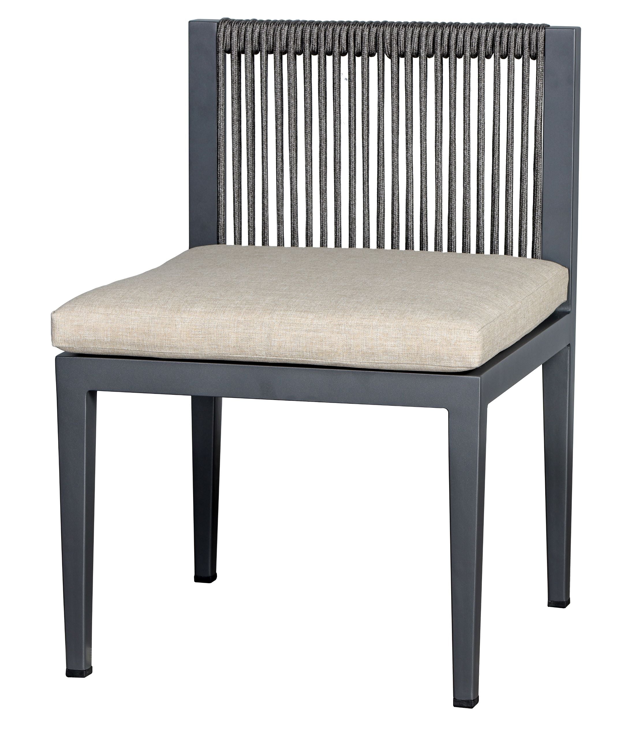 Burano Outdoor Dining Chair in Charcoal – Active Home Centre