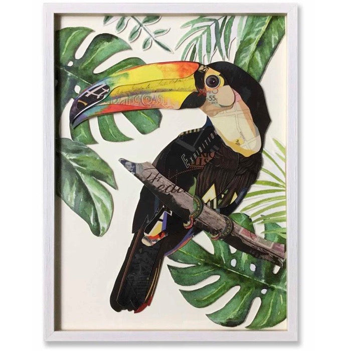 Toucan Collage 43" X 63" Artwork – Active Home Centre