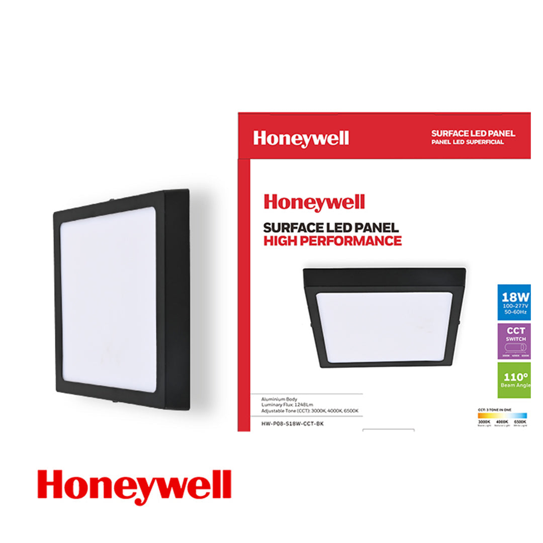 HW-P08-S18W LED Surface Panel in Black – Active Home Centre