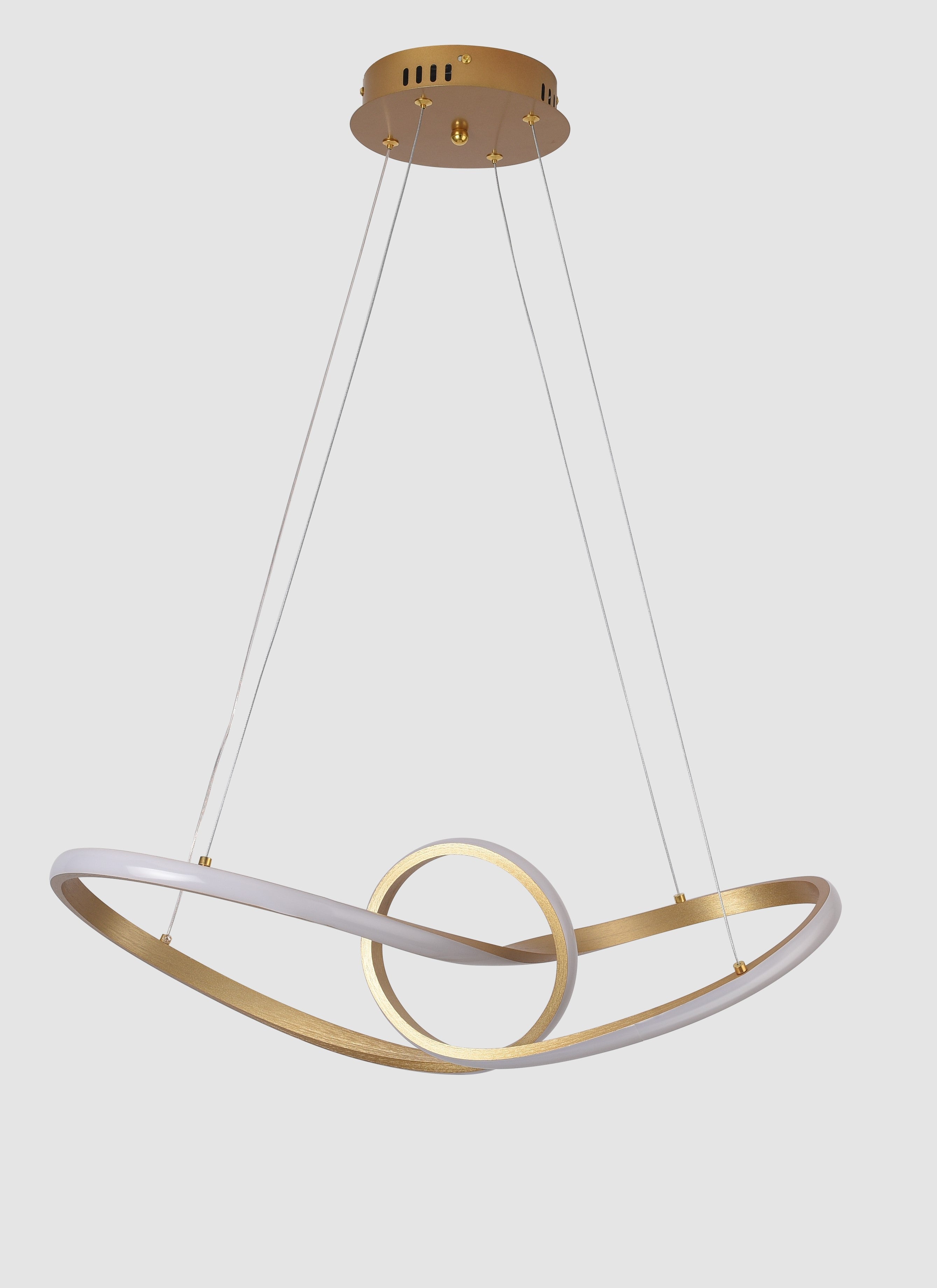 P4589 LED Pendant Light in Gold – Active Home Centre